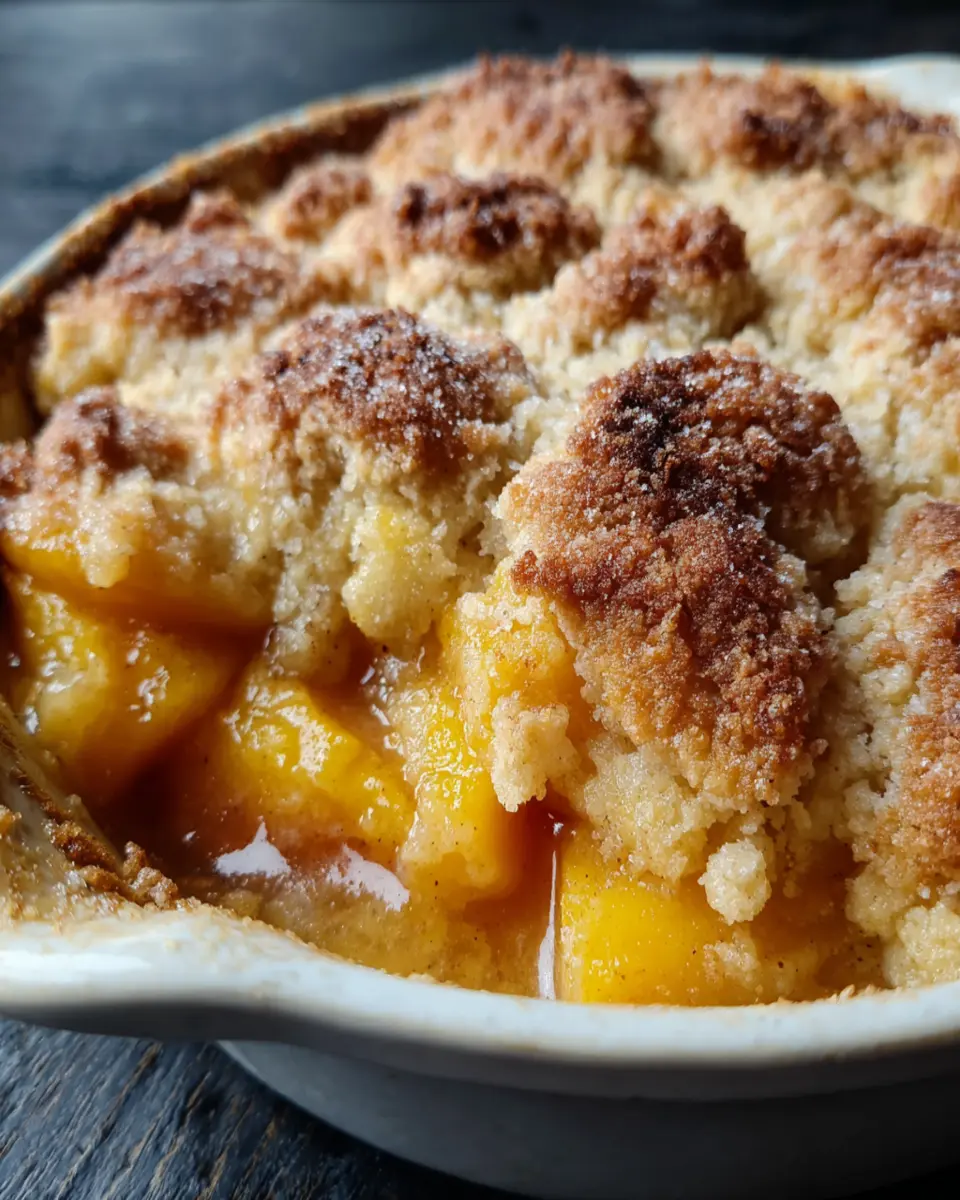 Peach Cobbler Bliss: The Easiest, Juiciest Recipe Ever! - Cookery Crafters