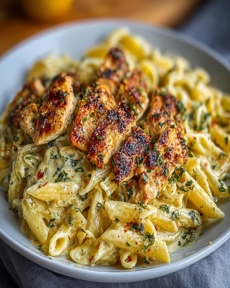 Creamy Garlic Herb Chicken Pasta: Quick & Indulgent Delight - Cookery ...