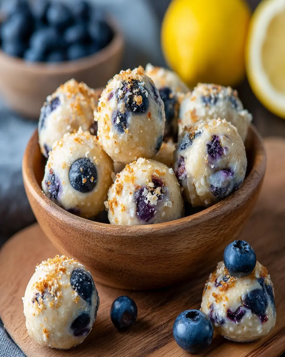 Lemon Blueberry Cottage Cheese Protein Bites to Fuel Your Day - Cookery ...
