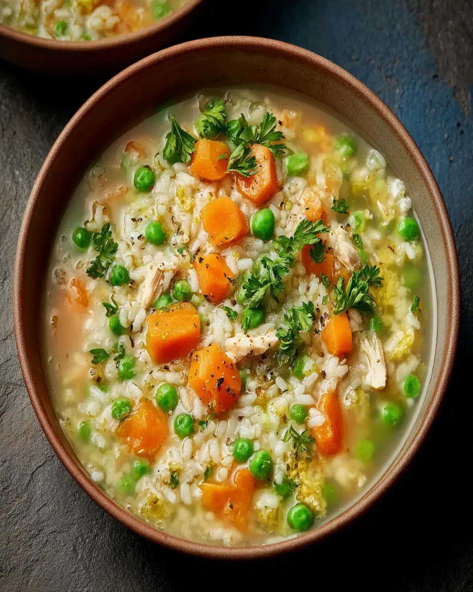 Turkey Pea And Carrot Rice Soup: Warm Your Soul Tonight - Cookery Crafters