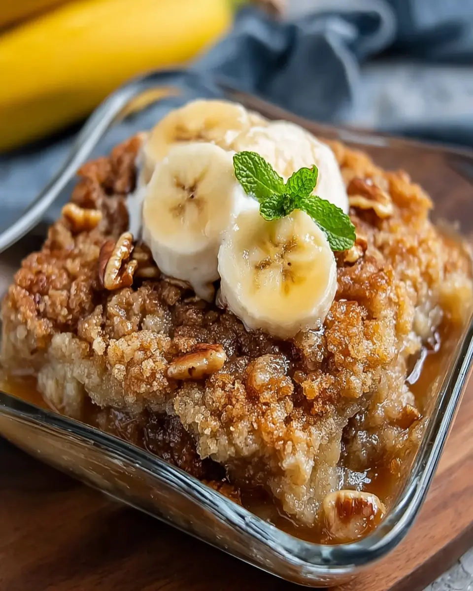 Banana Bread Cobbler: The Best Comfort Dessert Ever! - Cookery Crafters