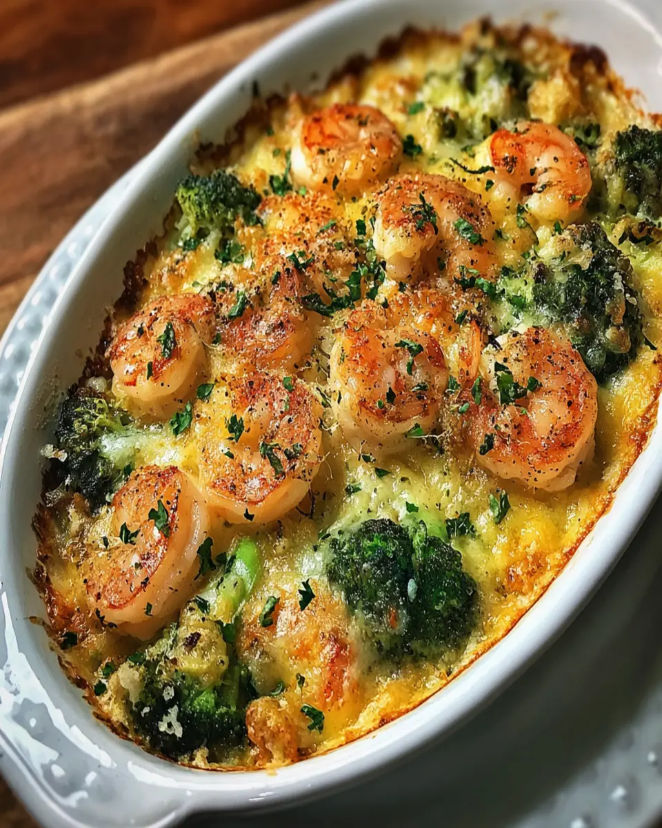 Cheesy Garlic Shrimp & Broccoli Casserole: A Comfort Food Dream ...