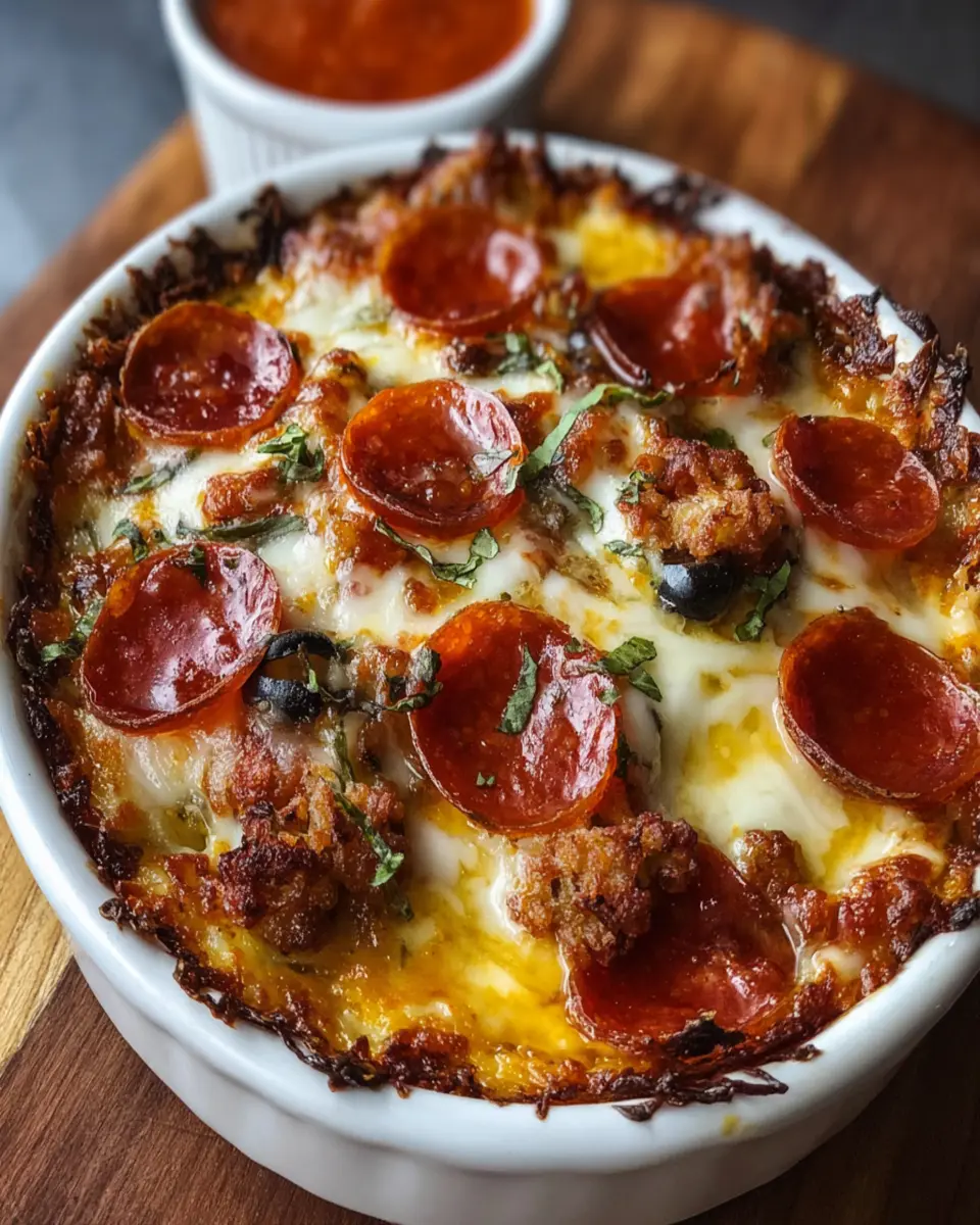 Low Carb Crustless Pizza Bowl: Irresistibly Easy and Flavorful ...