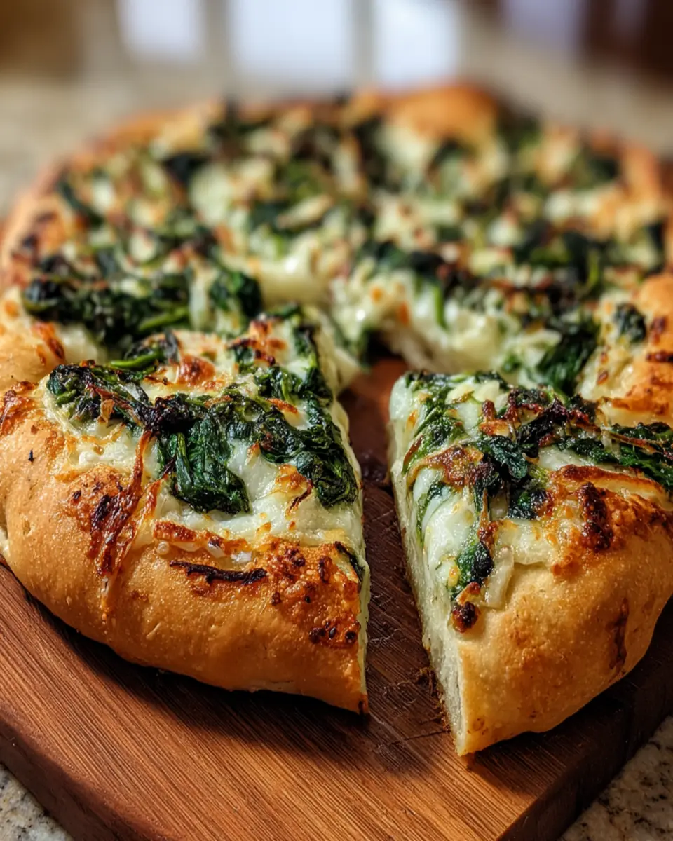 Vegan Garlic & Spinach Pizza: Irresistibly Crisp Cottage Crust ...