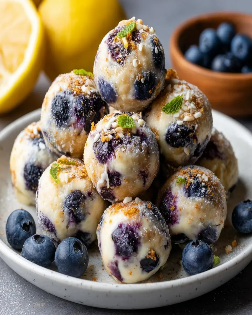 Lemon Blueberry Cottage Cheese Protein Bites to Fuel Your Day - Cookery ...