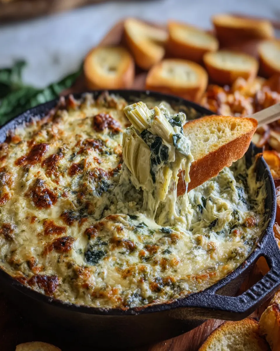 French Onion Spinach Artichoke Dip: Irresistibly Cheesy Delight ...